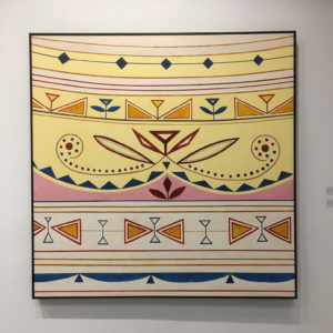 Margaret Orr – Painted Hide acrylic on canvas, 5’x5’, 2018 – La ...